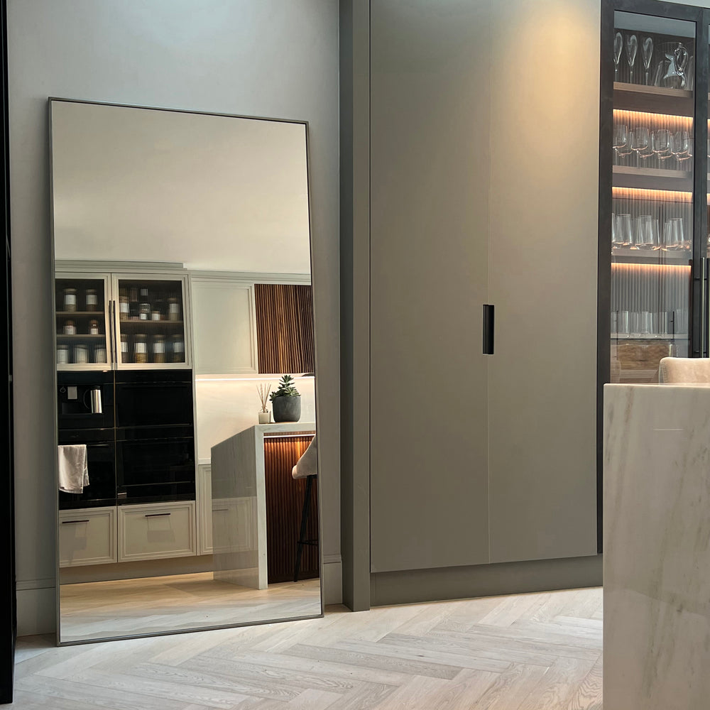 Champagne Silver Framed Mirrors | William Wood Mirrors | Free Delivery