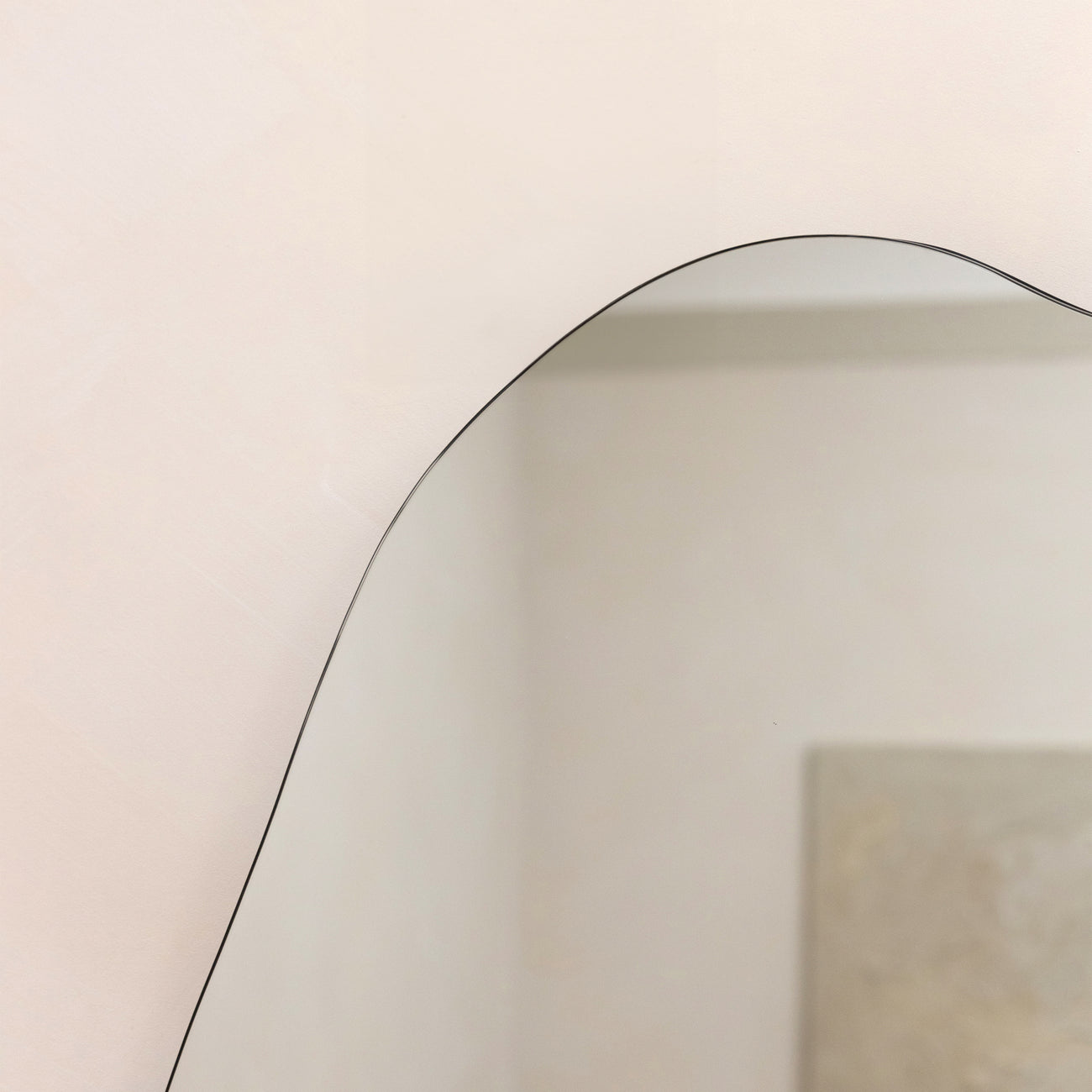 Small Frameless Pond Mirror 84cm x 64cm - Edge