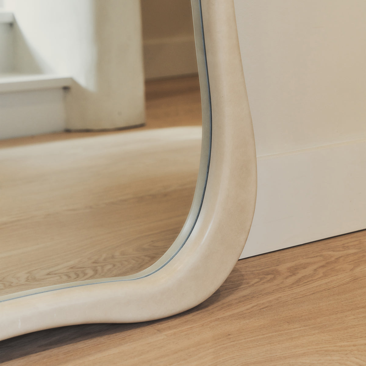 Arcurva - Extra Large Full Length Concrete Irregular Mirror 190x110cm
