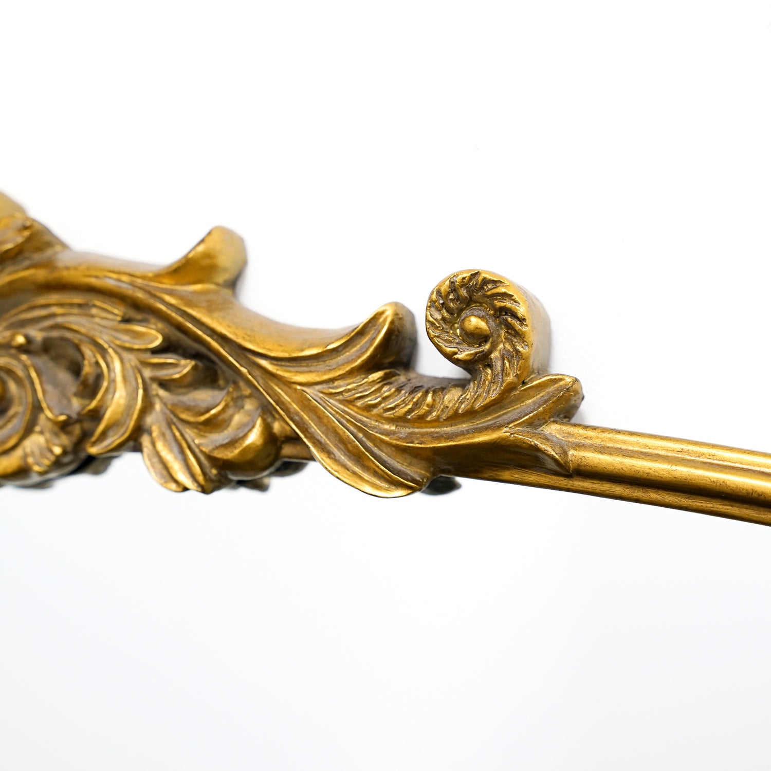 Full Length Gold Arched Metal Mirror 180cm x 100cm - Amelia