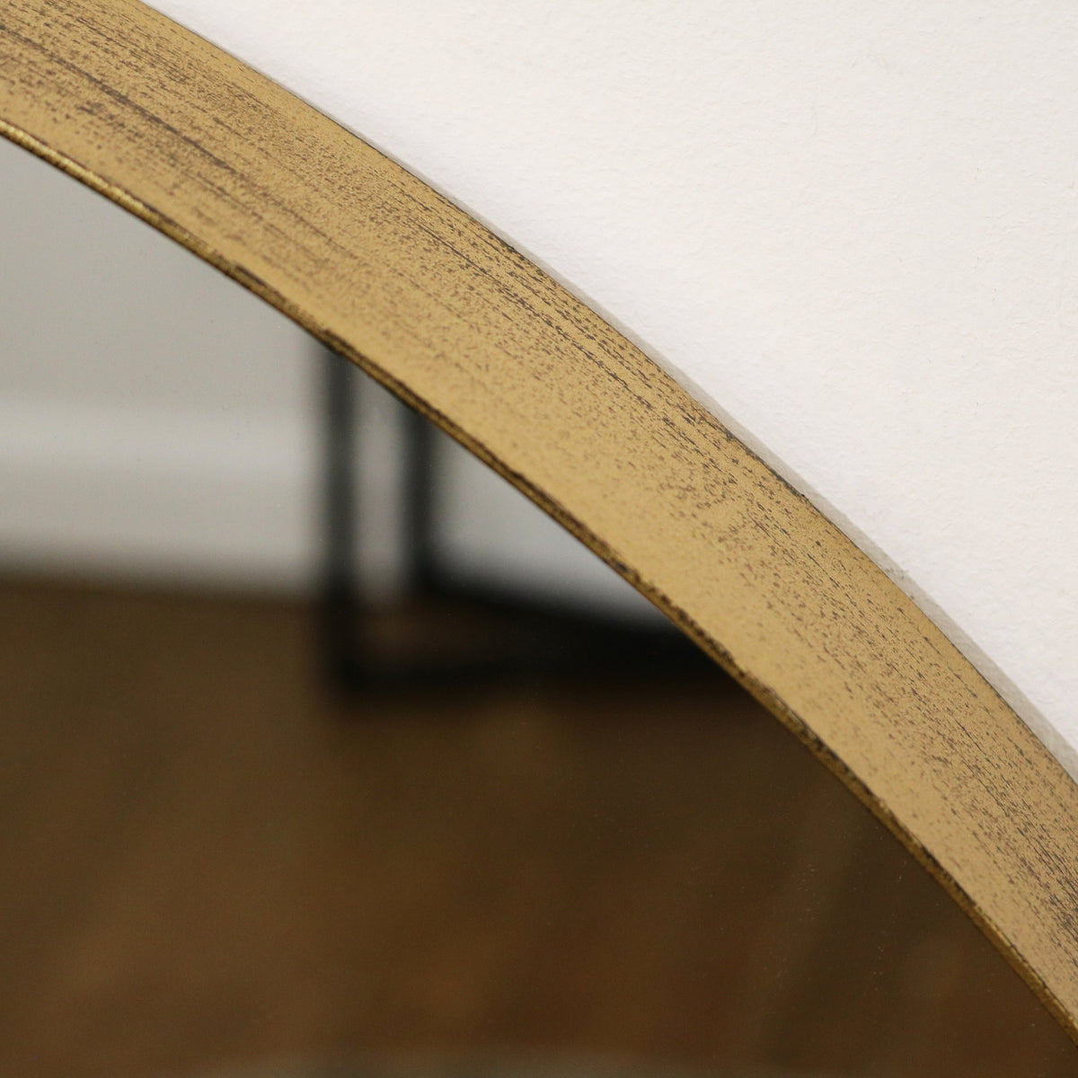 Full Length Arched Gold Large Metal Mirror 170cm x 80cm - Arcus